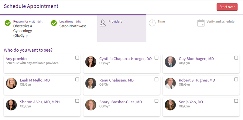 How to schedule an Annual Exam with an Ob/Gyn in MyChart - Austin ...