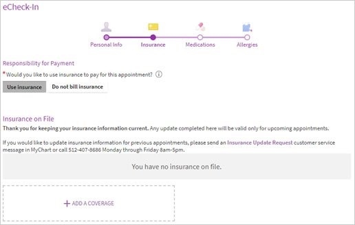 How to update insurance information in MyChart - Austin Regional Clinic