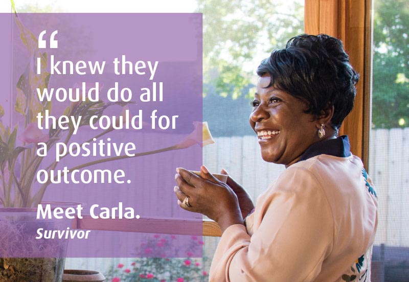 Cancer was no match for Carla | Austin Regional Clinic